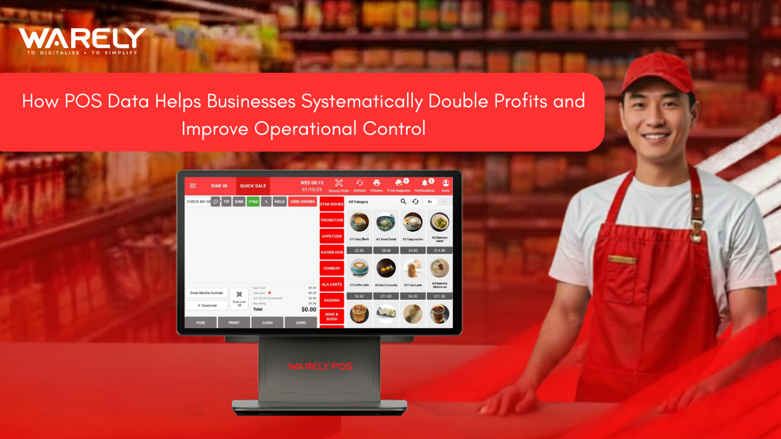 How POS Data Helps Businesses Double Profits | Warely POS